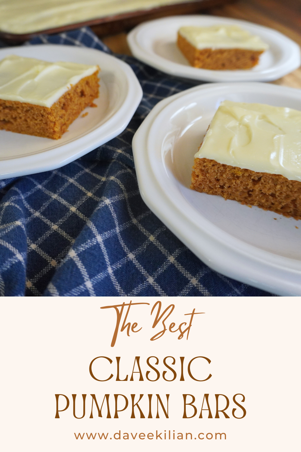 The Best Classic Pumpkin Bars - Davee Kilian